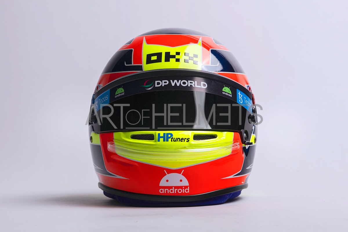 Oscar Piastri 2023 F1 Full-Size 1:1 Replica Helmet – Art of Helmets