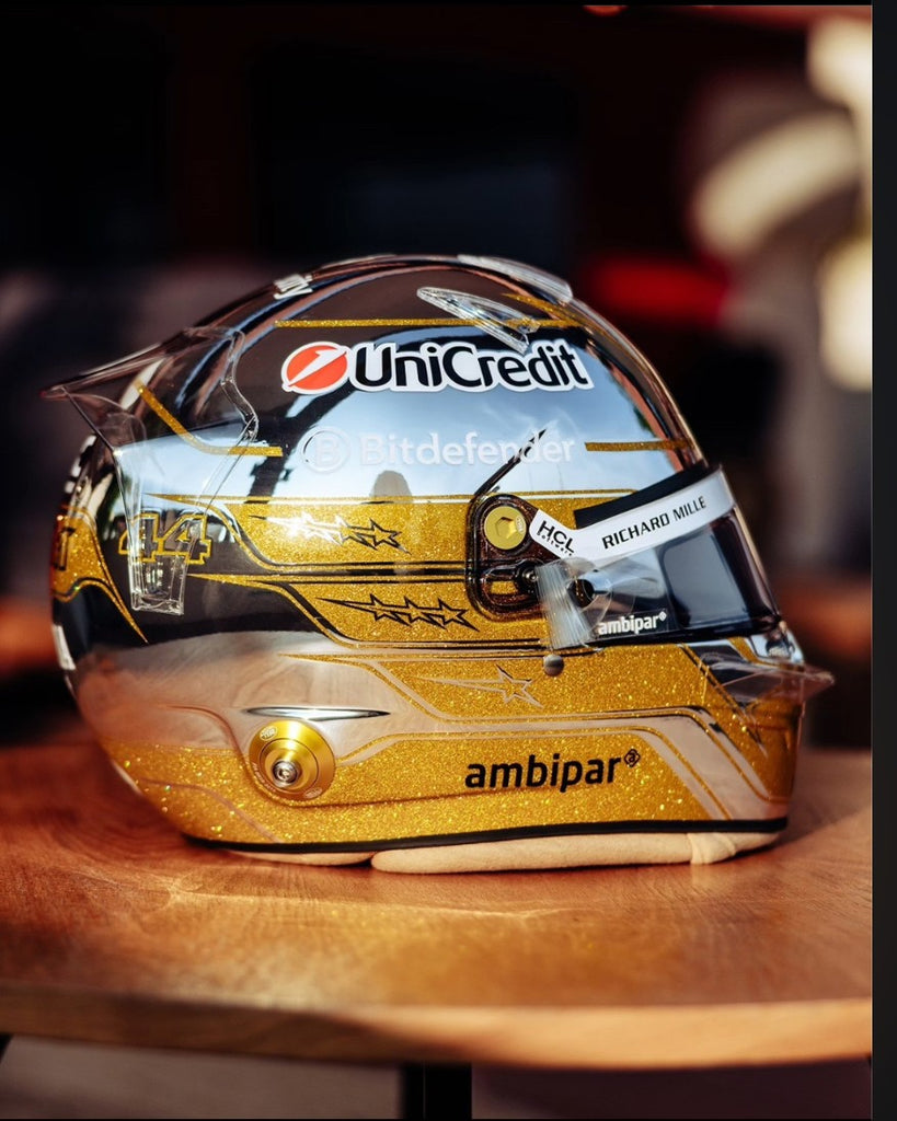 Lewis Hamilton 2025 F1 Abu Dhabi GP Full-Size 1:1 Replica Helmet – Art ...