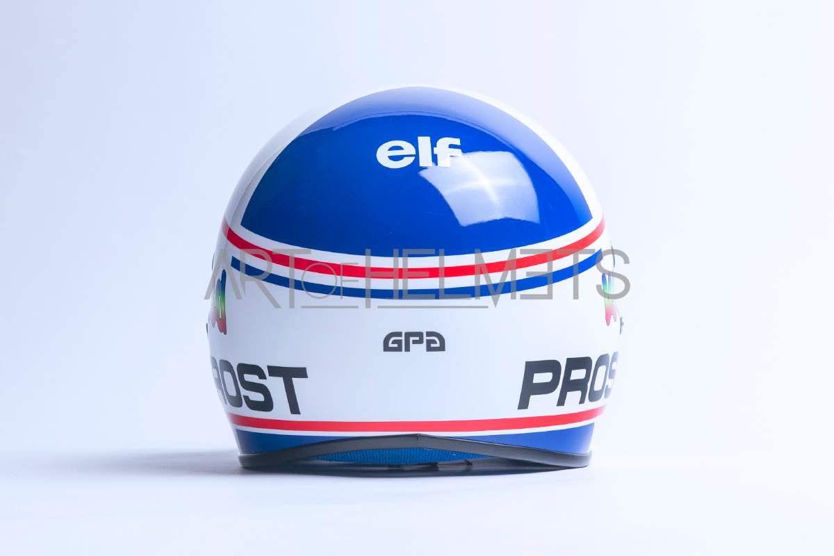 Alain Prost 1981 F1 Full-Size 1:1 Replica Helmet – Art of Helmets