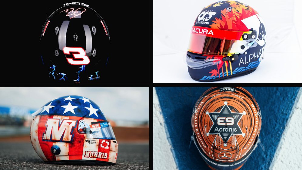 GALLERY: Check out the special US GP helmets from Ricciardo, Alonso, N ...