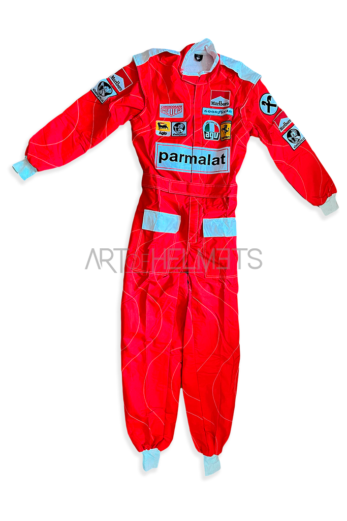 Niki Lauda 1975 F1 Race Embroidered Suit Replica – Art of Helmets