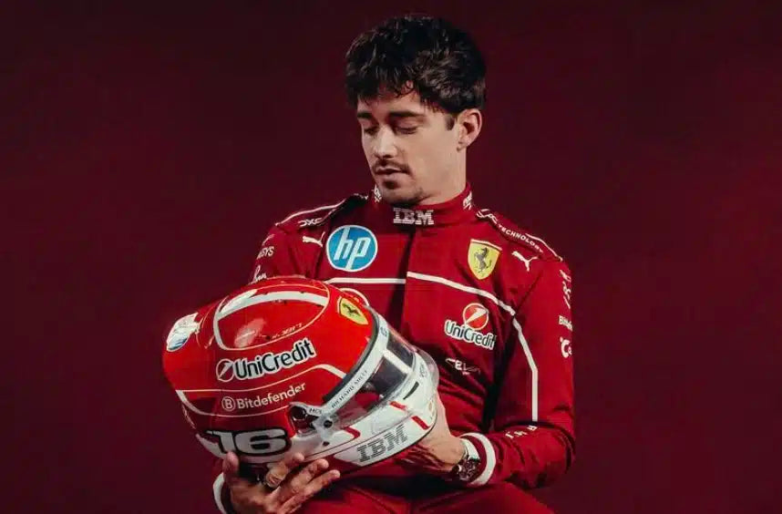 Charles Leclerc 2025 F1 Full-Size 1:1 Replica Helmet – Art of Helmets