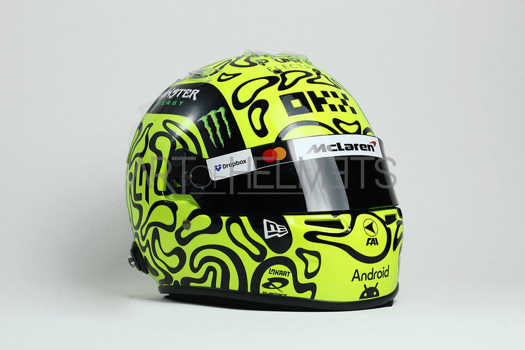 Lando Norris 2025 F1 Full-Size 1:1 Replica Helmet – Art of Helmets