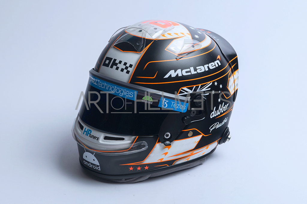 Oscar Piastri 2023 F1 Monaco Grand Prix Full-Size 1:1 Replica Helmet ...