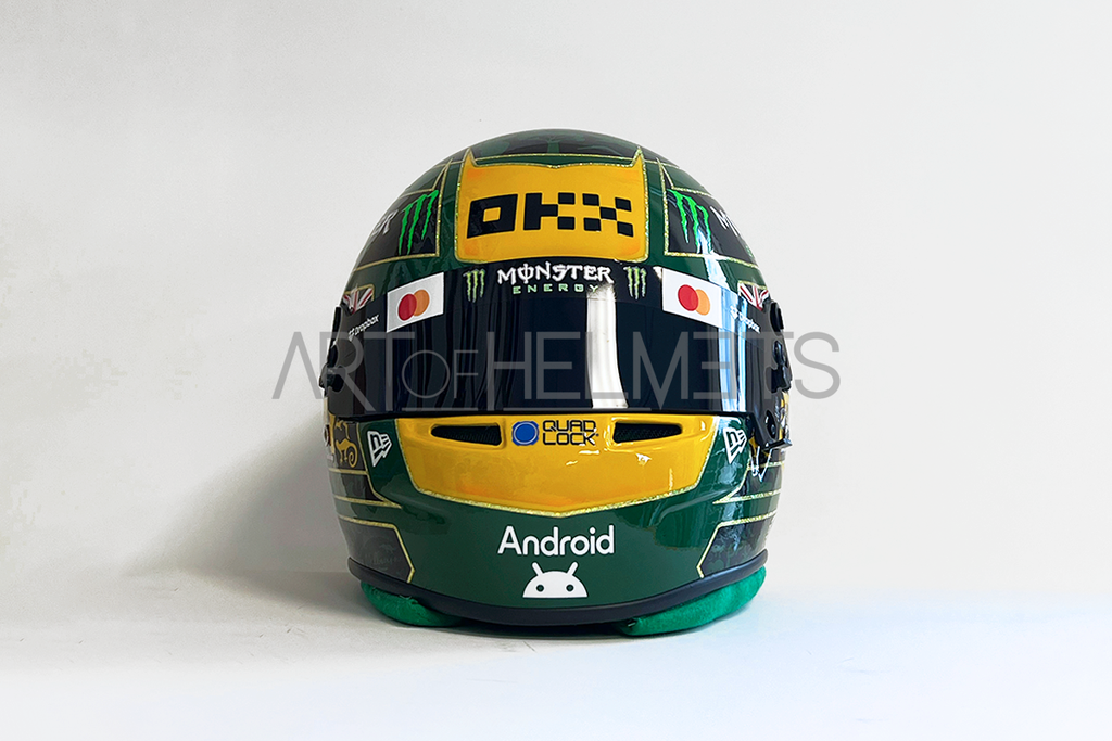 Oscar Piastri 2025 Australian GP F1 Full-Scale 1:1 Replica Helmet | Art ...