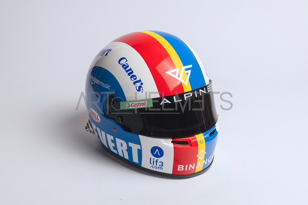 Pierre Gasly 2023 Austin F1 Full-Size 1:1 Replica Helmet – Art of Helmets