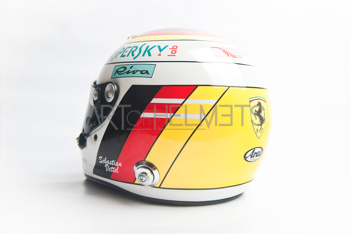 Sebastian Vettel 2019 Germany Grand Prix Full-Size 1:1 Replica Helmet ...